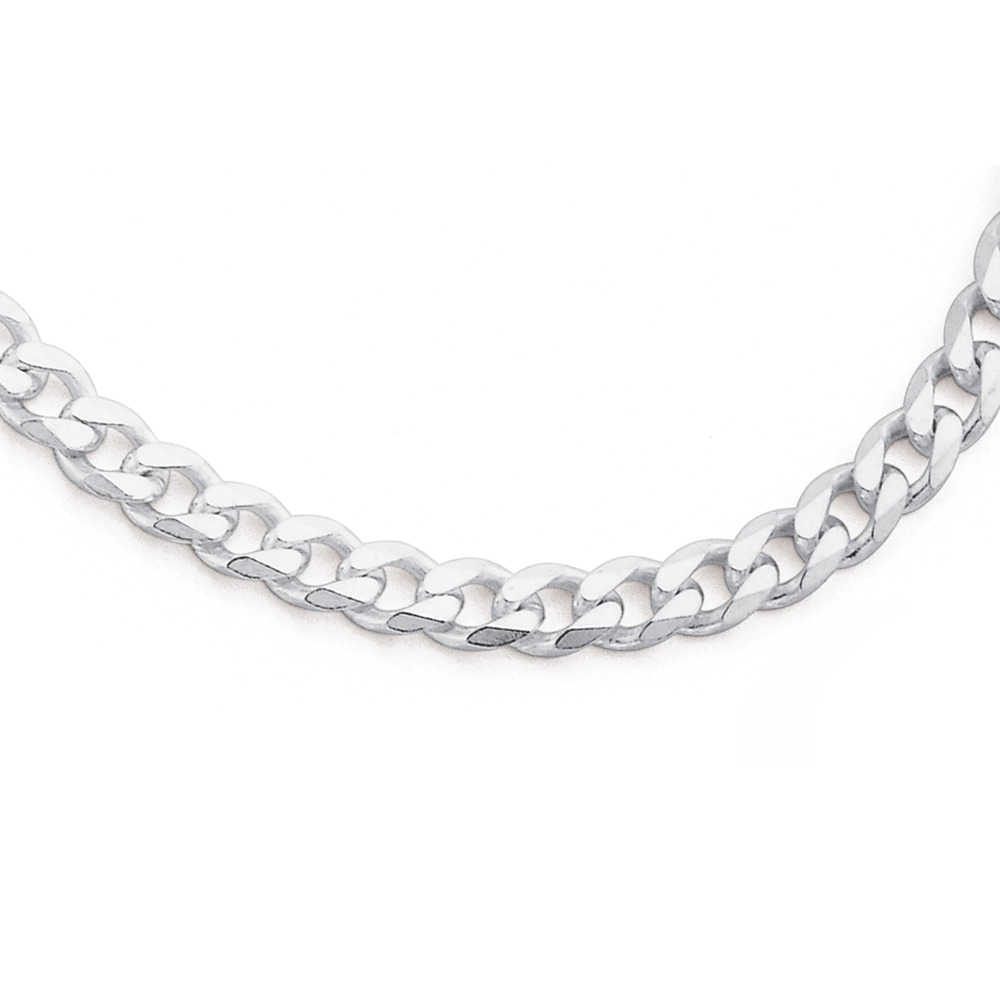 50cm Curb Chain in Sterling Silver - Pascoes Catalogue - Salefinder