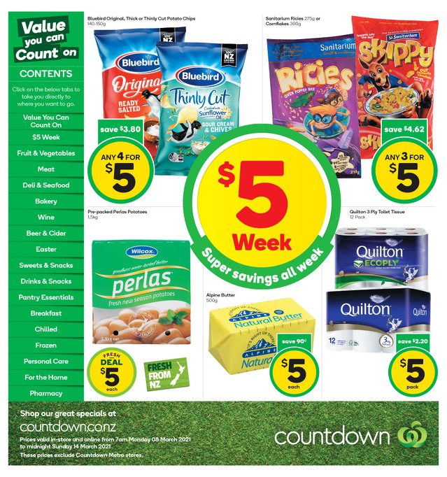 Woolworths NZ - Countdown Weekly Mailer